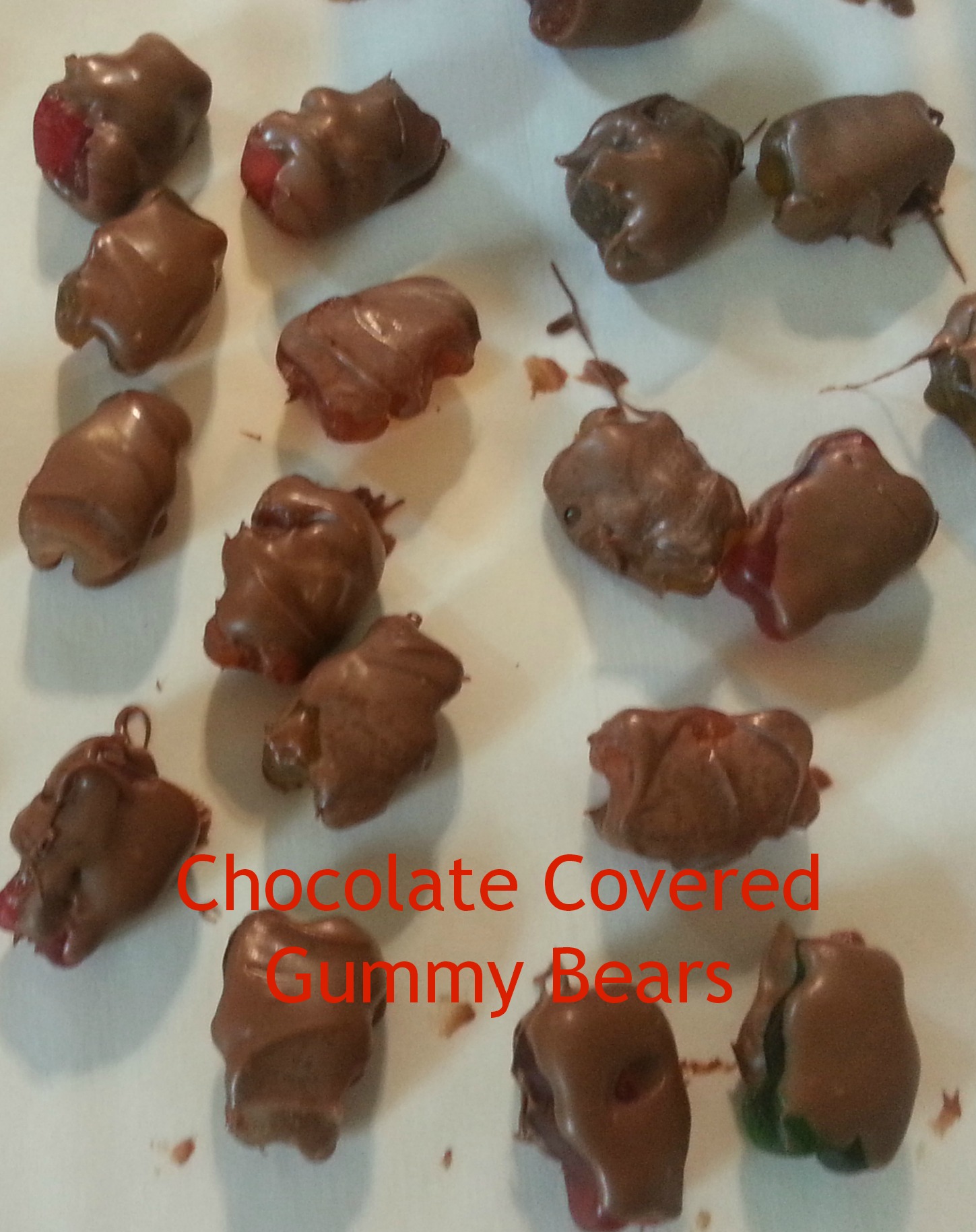Chocolate Covered Gummy Bears - Simply Sherryl