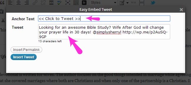 How to Use Easy Tweet Embed - Simply Sherryl