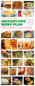February Instant Pot Meal Plan - Simply Sherryl